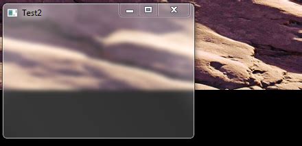 Qt Qml How To Create A Frameless Window With Aero Blurred Background Stack Overflow