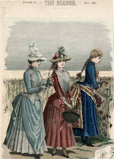 The Season 1887 Victorian Era Fashion Victorian Fashion Fashion History