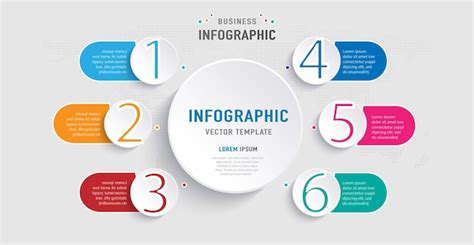 Premium Vector Realistic Circular Diagram Infographic