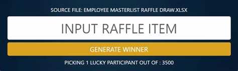Automated Raffle System