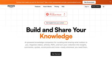 Polymath Ai Powered Knowledge Companion For Curating And Sharing What