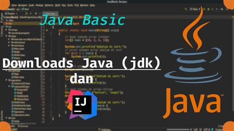 ngulik java basic 1 download java jdk 14 and intellij idea youtube