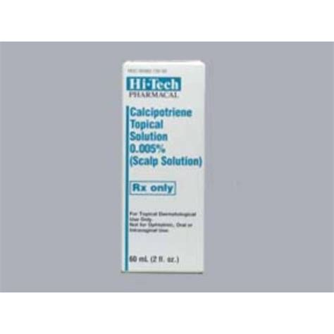 Plaque Psoriasis Treatment Calcipotriene 0 005 Scalp Solution Tube 60