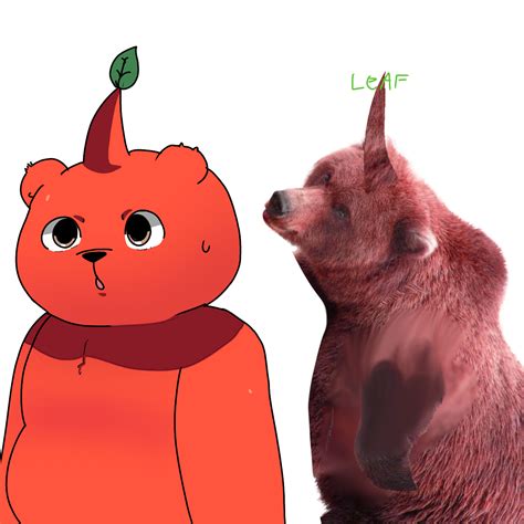 So Last Night I Had A Dream About Pikmin That Were Bears For Some Reason So I Drew A Version In
