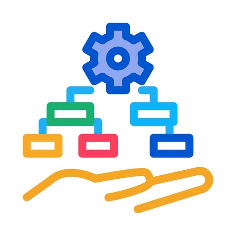 Settings Algorithm Icon Vector Outline Illustration 17546452 Vector Art
