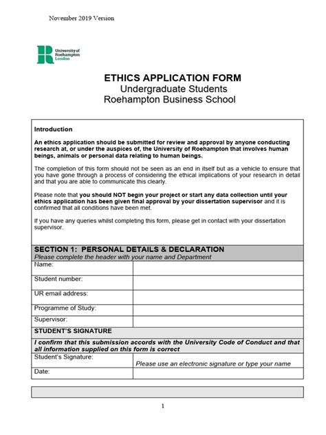 Ethics Form New Pdf Information Privacy Consent