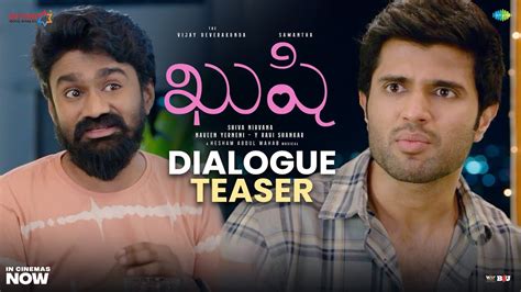 Kushi Telugu Dialogue Teaser Vijay Deverakonda Samantha Shiva