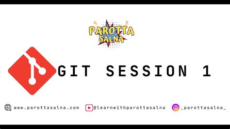 git session 1 parottasalna tamil youtube