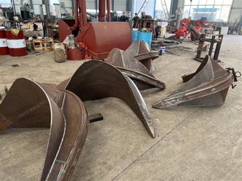 Electro Hydraulic Garbage Grab Bucket Structure Q355 Six Flaps