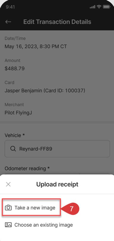 How To Upload View Remove Receipts And Add Comments Through The Driver App Motive Help Center