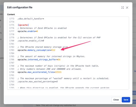 How To Increase OPcache Memory Consumption Server Management Tool