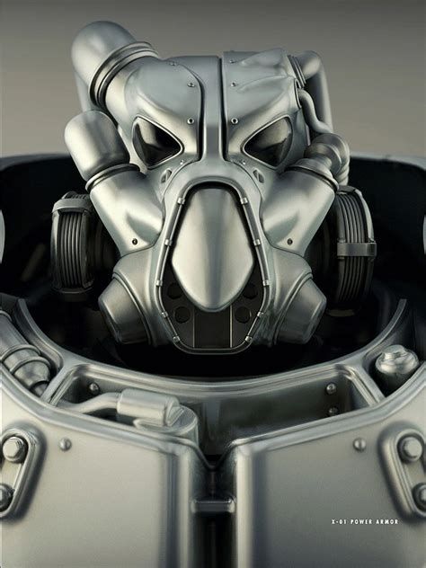 Image Fo4 X 01 Power Armor Ca Pvc Model Png Fallout Wiki Fandom
