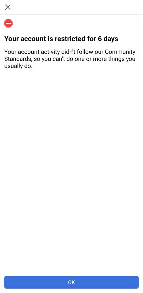Facebook Restricted My Account But It Doesnt Tell Me A Specific Reason R Facebook