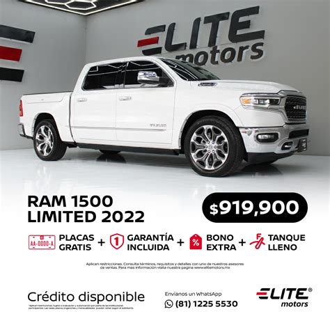 Elite Ram 1500 Limited 2022 919900 📱wame8112255530