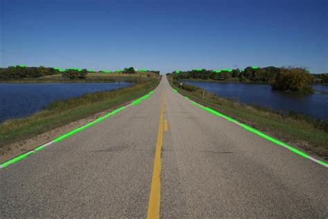 python road lane detection program failing to detect lane properly stack overflow