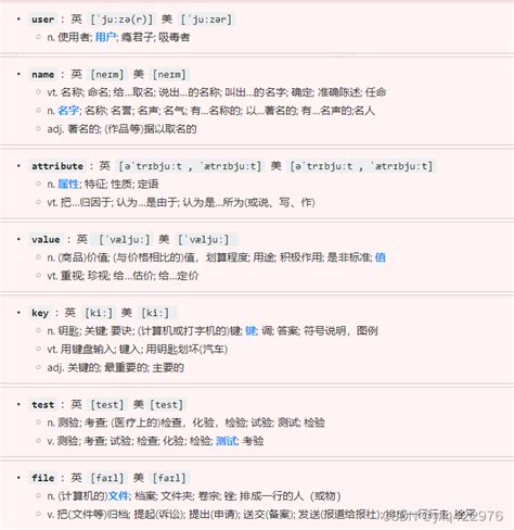 【python常用词汇】python37词语 Csdn博客
