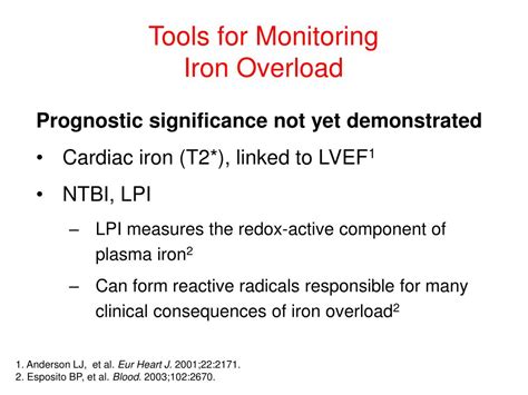 PPT Diagnosis Of Iron Overload PowerPoint Presentation Free Download ID