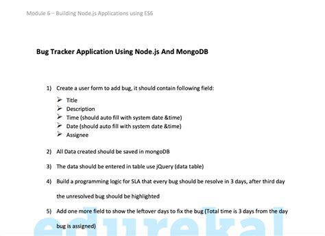 Module Building Node Js Applications Using ES Bug Chegg Com