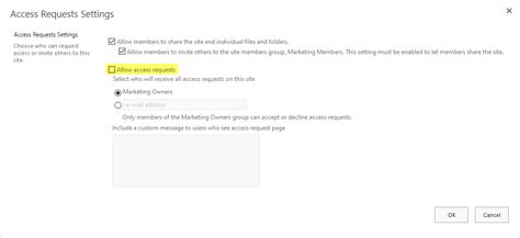 Sharepoint Online Disable Access Requests For All Sites Using