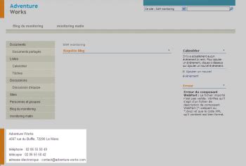 Adventure doesnt work SharePoint Theme Rien de spécial