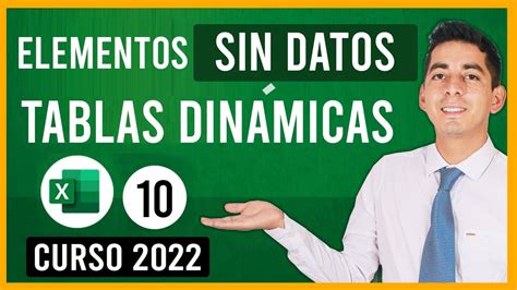Mostrar elementos que no aparecen en Tablas Dinámicas