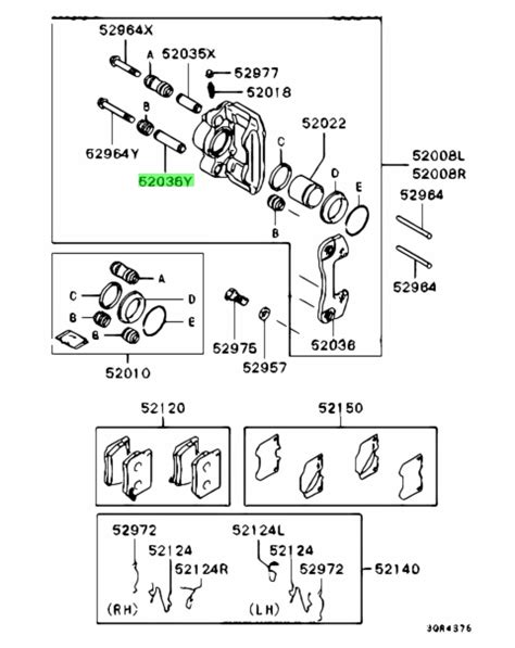 Купить Mitsubishi MR307398 Втулка Металлическая. Цены, быстрая доставка ...