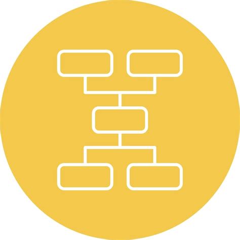 Premium Vector Hierarchical Structure Icon