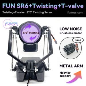 SR TWISTING T VALVE Automatic Stroker FunOSR FunSR Auto Stroker Robot FleshLight Funscript