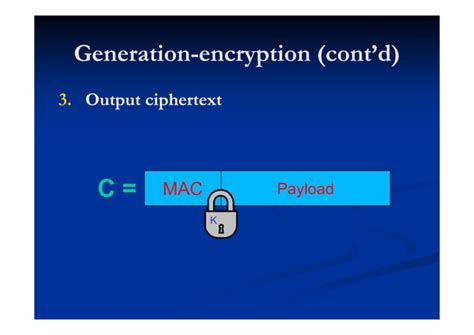 Authenticated Encryption Gcm Ccm