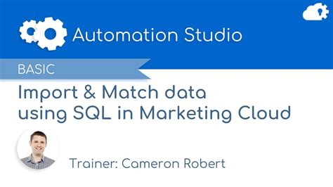 Import And Match Data In Salesforce Marketing Cloud Youtube