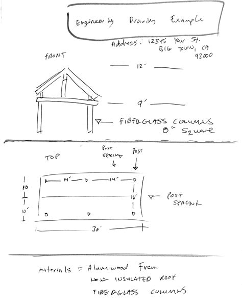 Engineering Drawings Alumawood Products