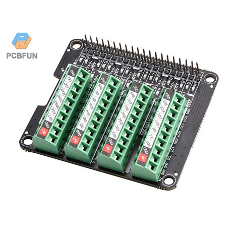 pcbfun gpio บอร์ดขยายขั้วต่อ 40pin สําหรับ raspberry pi raspberry pi