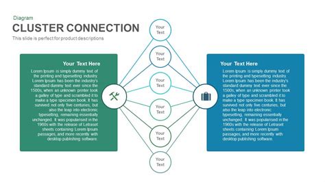 cluster connection powerpoint template and keynote