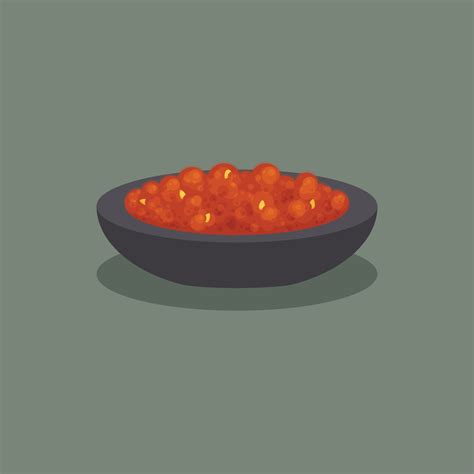 Sambal Indonesia Food Design With Cartoon 16135794 Vector Art At Vecteezy