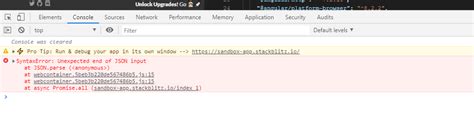 Unable To Load Angular 8 App · Issue 1077 · Stackblitzcore · Github