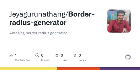Github Jeyagurunathangborder Radius Generator Amazing Border Radius