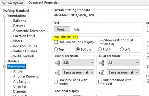 dual dimensioning and dimension format eng tips