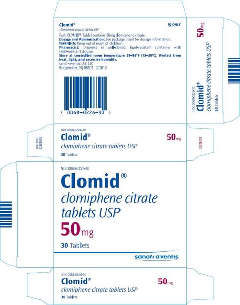 Clomid Fda Prescribing Information Side Effects And Uses