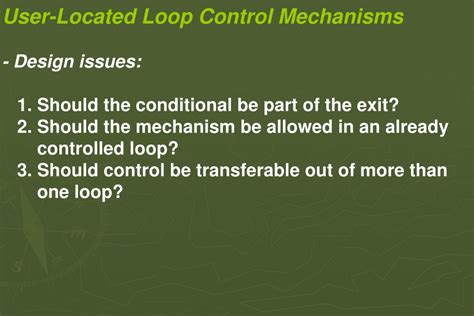 Ppt Chapter 8 Statement Level Control Structures Powerpoint