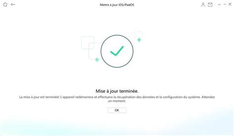 Guide en ligne AnyFix Mettre à jour iOS