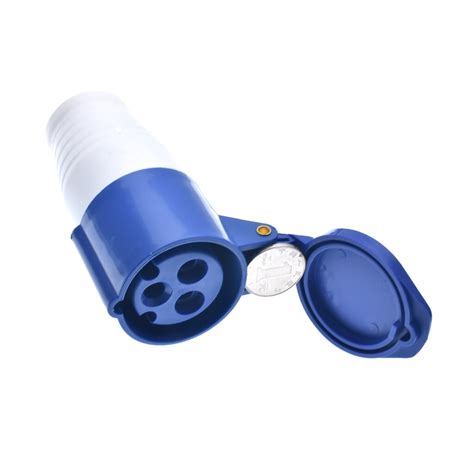 16a Ip44 2p E 3 Pin Industrial Socket Plug Ac 220 Vicedeal
