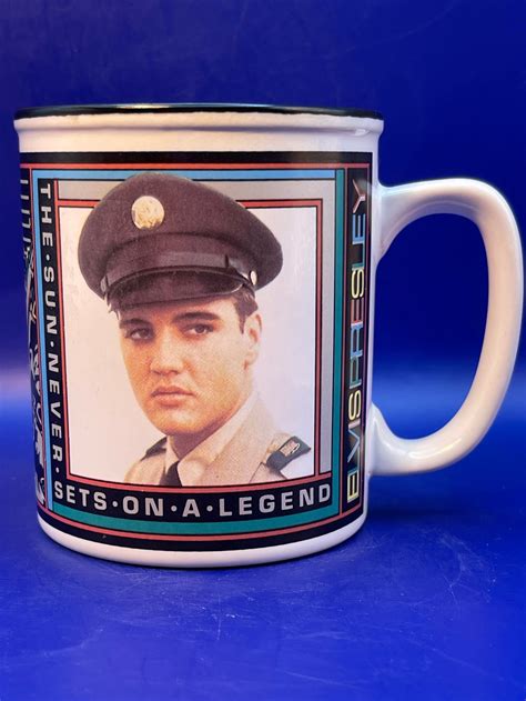 Elvis The King Commemorative Mug Cupofmood