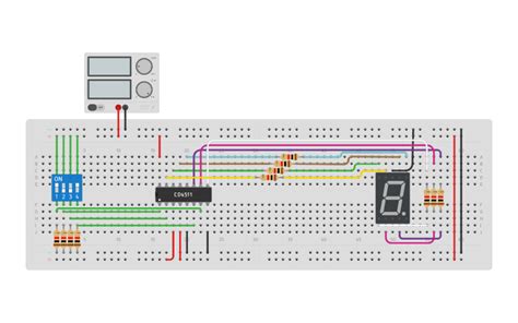 Circuit Design Bcd To Seven Segment Decoder Tinkercad