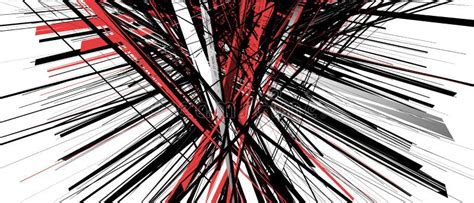 Abstract Geometric Illustration With Random Chaotic Elements Stock Vector Illustration Of