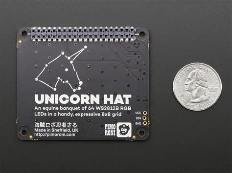 Pimoroni Unicorn Hat RGB LED Shield for Raspberry Pi A B Raspberry Pi в Киеве Украина