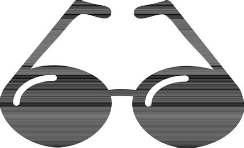Flat Illustration Of A Eye Glasses 24372108 Vector Art At Vecteezy