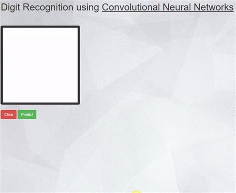 Github Aykcandem Digitrecognition A Web Application That Uses Convolutional Neural Network In