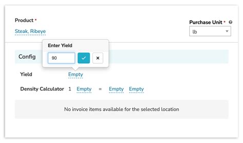 Xtrachef Recipe Yield Usable Yield And Density Calculator