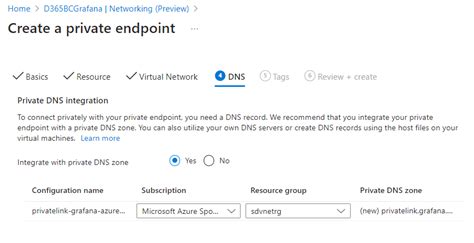 Dynamics 365 Business Central Telemetry With Azure Managed Grafana Private Access Setup