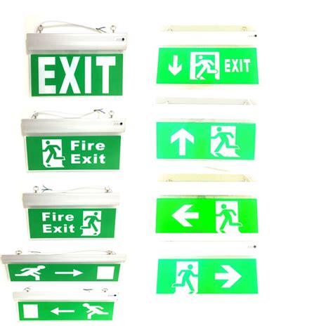 Ac220v White Led Emergency Light Exit Sign Indicat Vicedeal